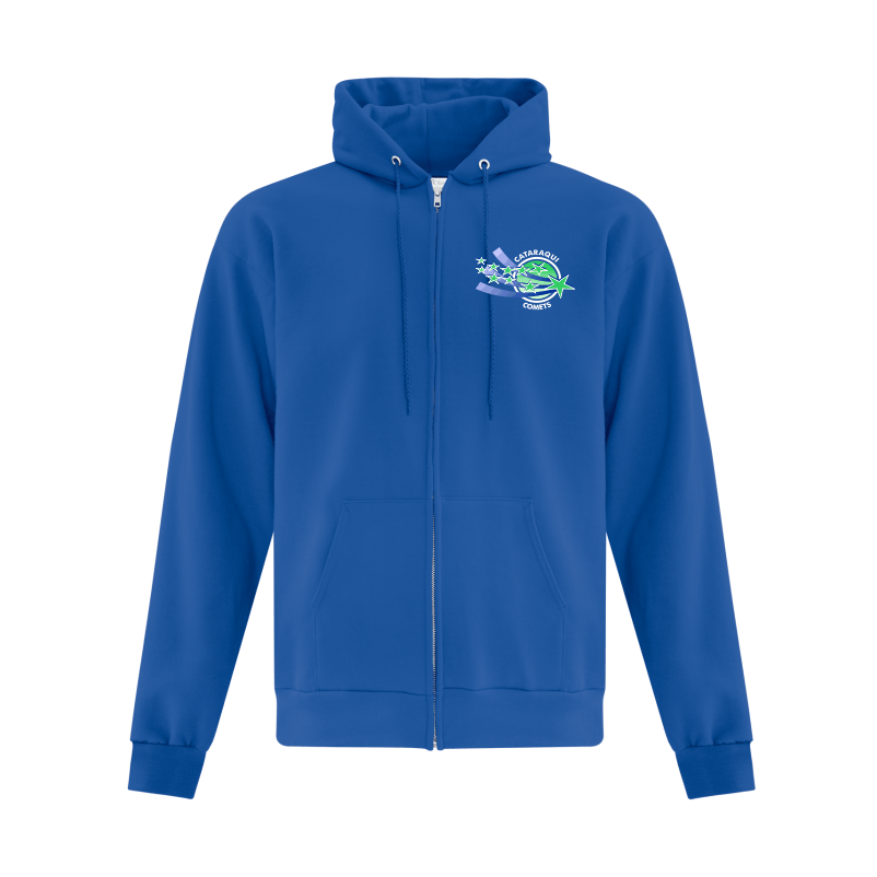 Unisex ATC Cotton Hooded Zip Sweater